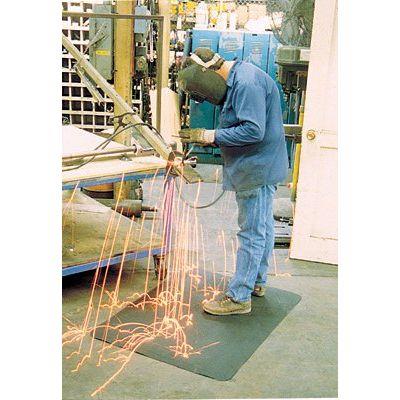 Spark-Safe Matting, 3 ft x 12 ft, 1/2 in, Rubber Top - TonerQuest