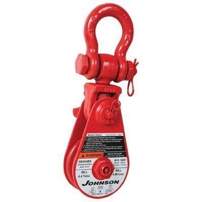Gunnebo Johnson 474620016, Sb4S6Bs 4 Ton Single Sheave Snatch Block W ...