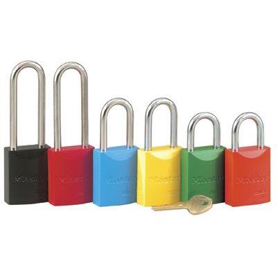 Master Lock 6835ORJ, 5 Pin Orange Safety Lockout Padlock Keyed Diffe ...