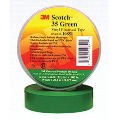 Scotch Vinyl Electrical Color Coding Tapes 35, Green - TonerQuest