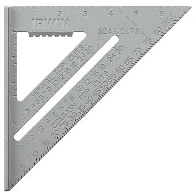 Buy Stanley Products Aluminum Rafter Squares, 12 in, 2 Scales, Aluminum ...