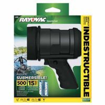 Rayovac Sportsman Outdoor LED Spotlights, 6 AA, 500 lumens ...