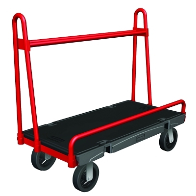 Rubbermaid Commercial 4464-BLA, A-Frame Panel Truck 30X60 ...