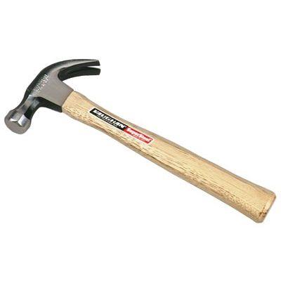 SuperSteel Straight Claw Hammer, Forged Steel, Hickory Handle, 13 in, 1 ...