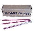 SCHOTT DURAN Red Line Gage Glasses, 150 °F, 205 psig, 5/8 in, 36 in ...